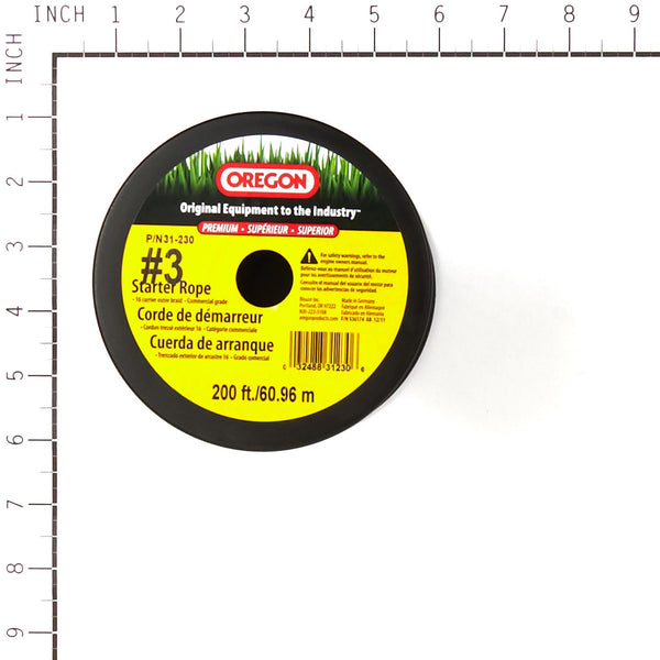 Oregon 31-230 STARTER ROPE NO. 3 200FT PREMI - Oregon Products